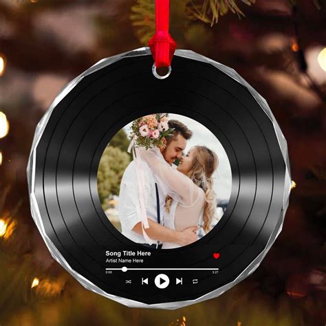 Luxury Ornament First Christmas Married Married Photo Ornament
