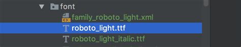 Android Set Specific Font In A Styles Xml Stack Overflow