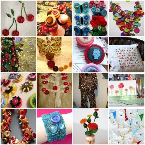 143 Best Images About Diy Button Projects On Pinterest Button Ornaments Buttons On Canvas And