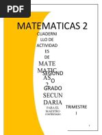 Cuadernillo De Matemáticas 1° Secundaria Pdf Sustracción Ecuaciones