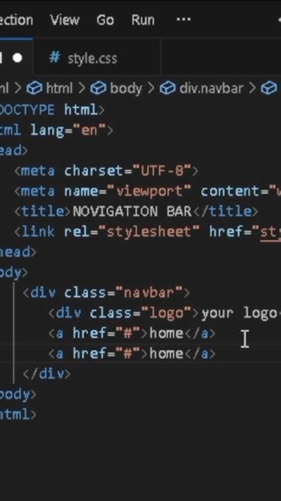How To Create Navbars In Html And Css Programing Codingtutorial Html