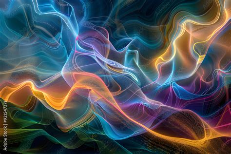 Visualization Of Quantum Field Theories Depicting The Intricate Interactions Of Quantum