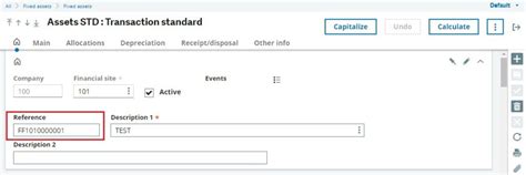 automatic sequence no generation with formulae for fixed assets and po