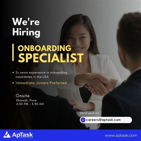 Aptask On Linkedin Aptask Joinourteam Onboardingspecialist