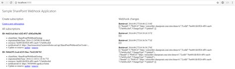 Sample Nodejs Sharepoint Webhook Application Released Elio Struyf