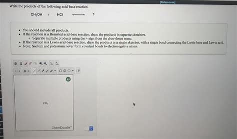 Solved Write The Products Of The Following Acid Base