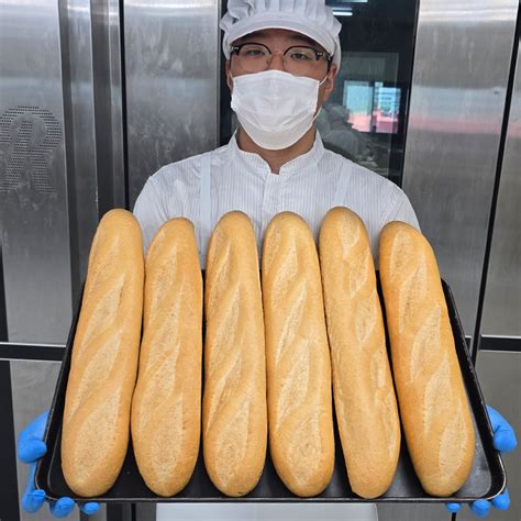 Cfc베이커리 수제 통밀 롱바게트미니바게트 빵 통밀 플레인 먹물 대한민국농수산 직거래마켓