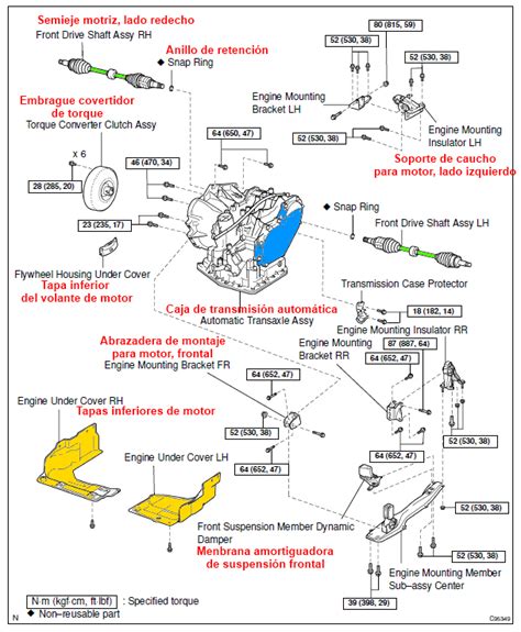 Diagrama De Transmision Toyota Corolla 2005