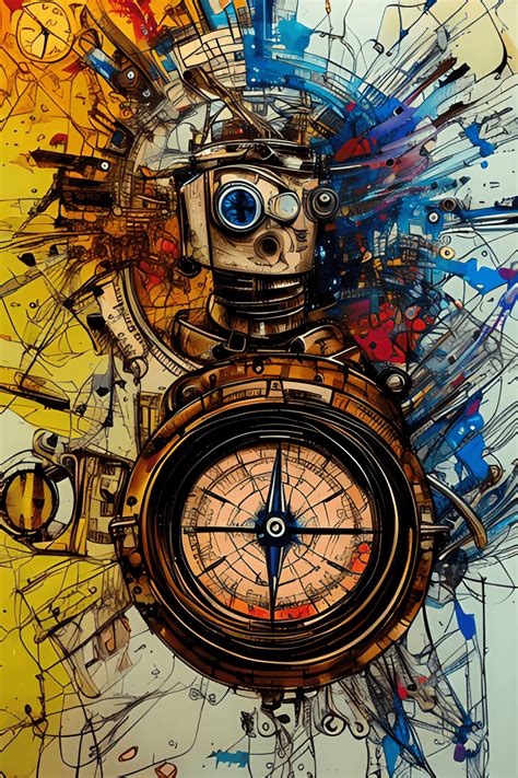 Hd Animated Robot Compass · Creative Fabrica Hd Animated Robot Compass · Creative Fabrica