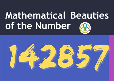 Mathematical Beauties Of The Number 142587 Math1089