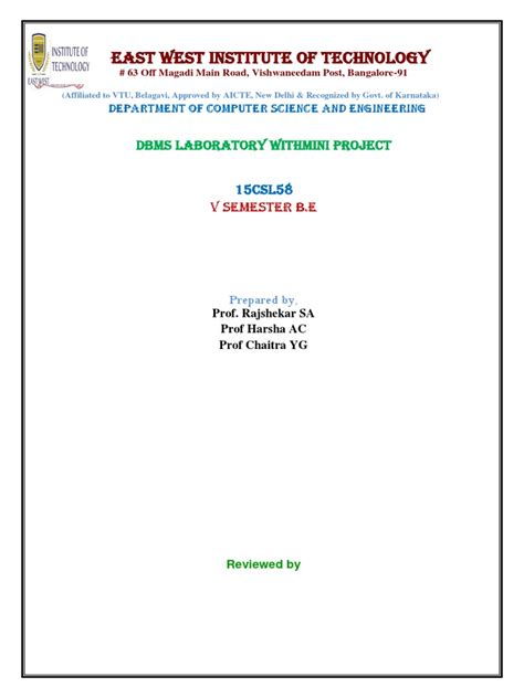 Dbms Lab Manual Pdf Pdf Relational Database Databases
