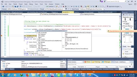 Extracting Table In Selenium C Headless Chrome Stack Overflow