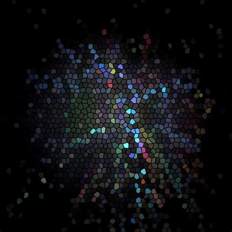 Premium Ai Image A Shining Colorful Abstract Circles Vector Texture On A Black Background