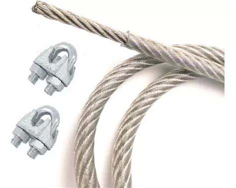 3 Metros Cable Acerado Con Nudo Perro Equipo De Gimnasio Gym Mercadolibre