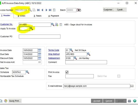How Do I Adjust An Accounts Receivable Invoice In Sage 100 Caserv