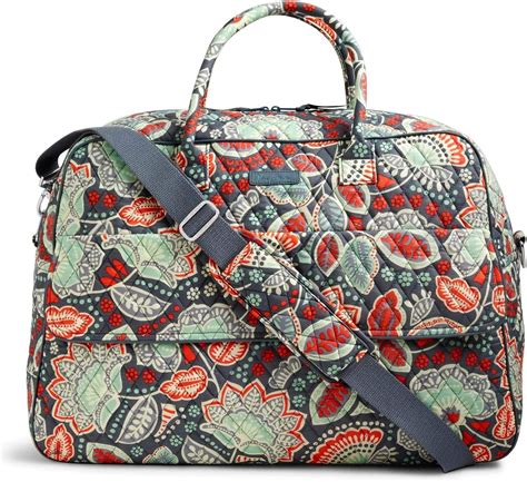 Review Vera Bradley Womens Signature Cotton Grand Travel Bag Rosewood