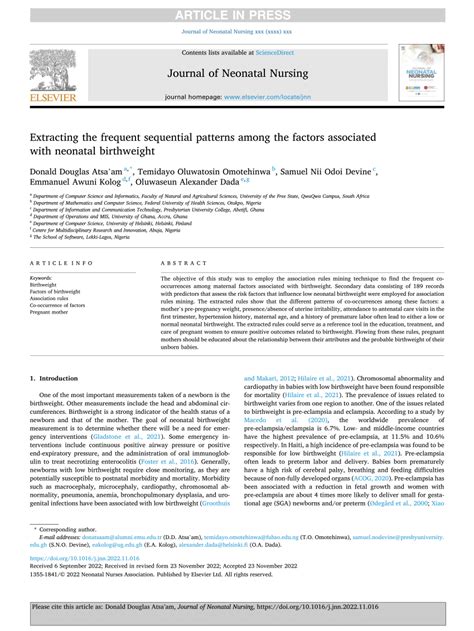Pdf Extracting The Frequent Sequential Patterns Among The Factors
