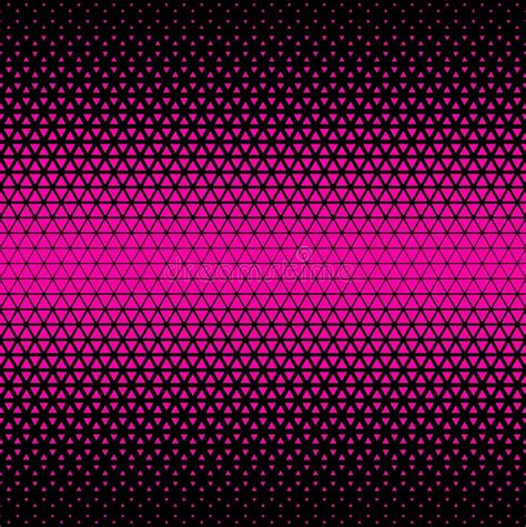 Black Pink Halftone Triangles Pattern Abstract Geometric Gradient Background Vector