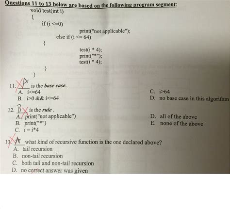 Solved Void Test Int I If I