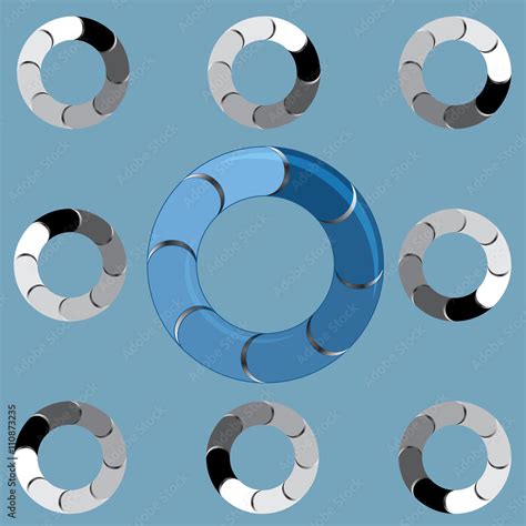 Round Preloader Animation Frame Stock Vector Adobe Stock