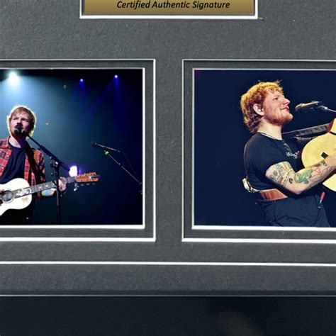 Ed Sheeran Bad Habits Cd Album Collage Non Music Video Signed