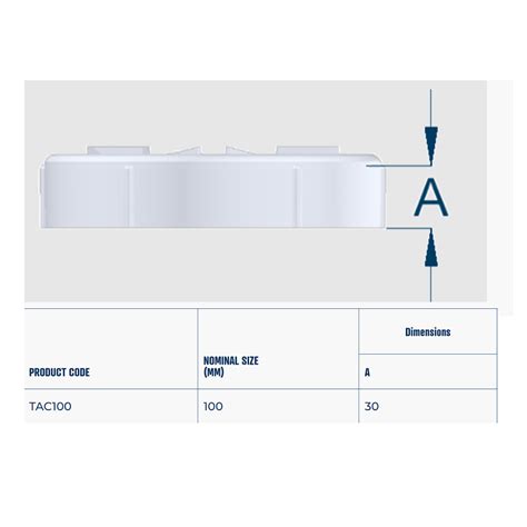 Pipe King Threaded Access Cap 100mm Dwv Tac100