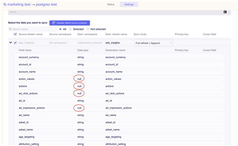 source facebook marketing fix schema fields with ref displaying in ui · issue 7672