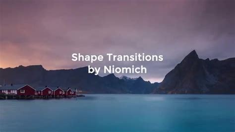 Shape Transitions After Effects Templates Motion Array