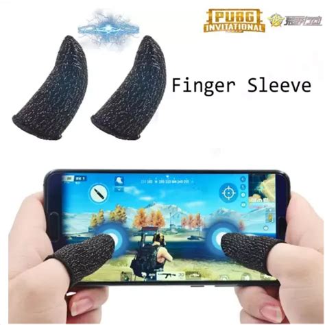 Mobile Game Controller Finger Sleeve Sets Anti Sweat Breathable Full
