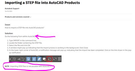 solved stp file to dwg options autodesk community