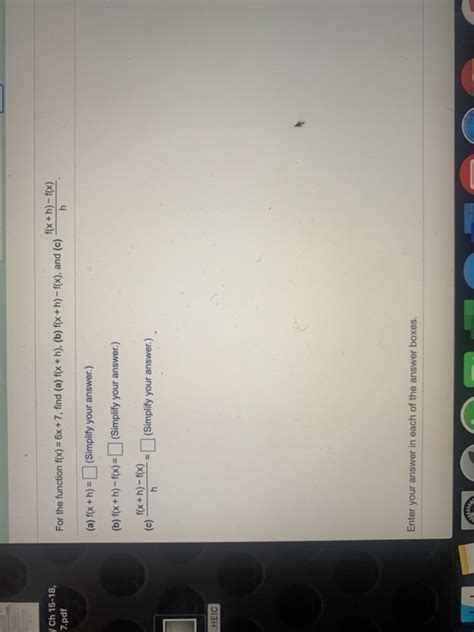 Solved Without Graphing Determine Whether The Following