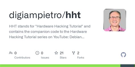 GitHub Digiampietro Hht HHT Stands For Hardware Hacking Tutorial And Contains The Companion