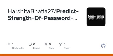 Github Harshitabhatia27predict Strength Of Password Using Nlp