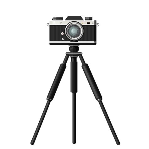 Premium Vector Vector Of Camera On A Tripod