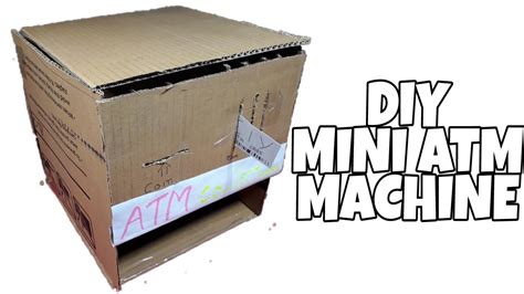How To Make Atm Machine At Home Youtube