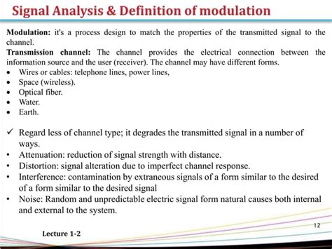 Signal Analysis Am Modulation Downlod Ppt Ppt