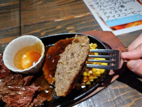 埼玉県初出店草加駅の一等地にあるステーキハウス肉の村山さんで贅沢にステーキハンバーグをいただきました オクソカ