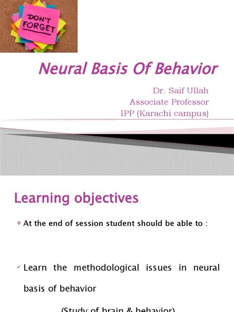 Neural Basis Of Behavior Methodology 23022023 013817pm Pdf Genetics
