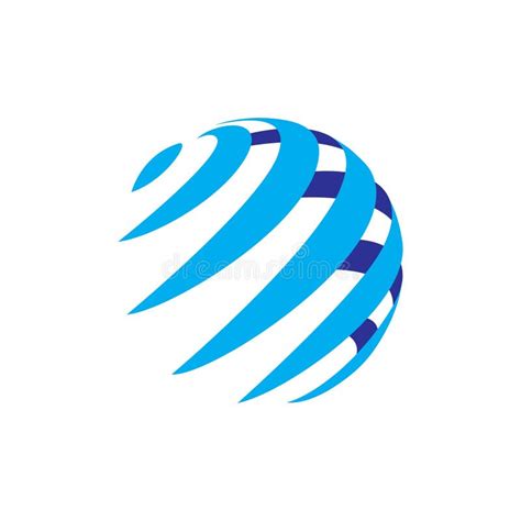 Sphere Logo Images Stock Vector Illustration Of Blue 270508218
