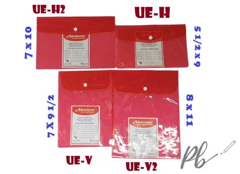 1 Pc Adventurer Utility Colored Plastic Envelope Horizontal O