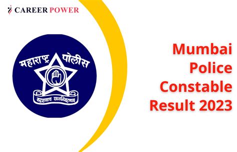 Mumbai Police Constable Result 2023 Out Merit List Pdf