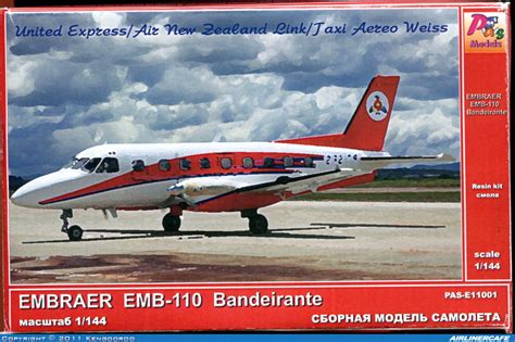 Pas Models Embraer Emb 110 Bandeirante 9984 Airlinercafe