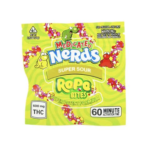 Nerd Rope Bites 600mg Thc Super Sour Online Dispensary Canada