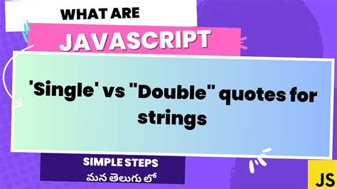 23what Are The Difference Between Single And Double Quotes In