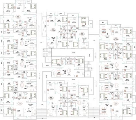 2 3 Bhk Cluster Plan Image Sanjana Supreme For Sale At Begur