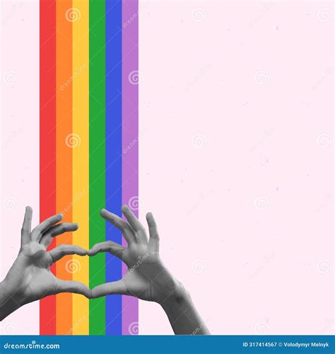 μονόχρωμα χέρια κρατώντας ουράνιο τόξο συμβολίζοντας την υποστήριξη της λοατκι κοινότητας σε ροζ