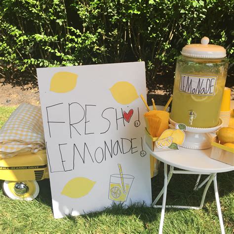 Cute Lemonade Stand Poster Ideas