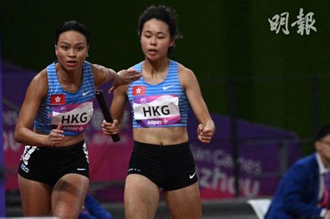 杭州亞運直擊｜港隊女子4×100米接力決賽得「梗頸四」 眾將放眼明年捲土重來爭奧運資格 2324 20231003 體育
