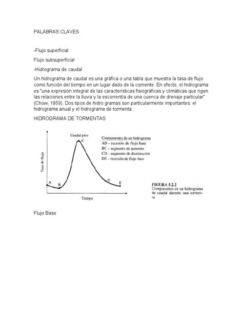 Extraccion Ven Te Chow Pdf Precipitación Hidrología