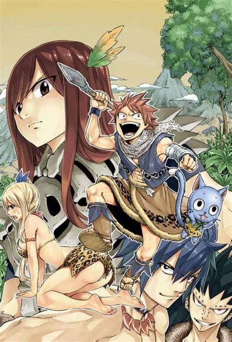 Hiro Mashima Art Fairy Tail Stone Age Short Story Manga Fairy Tail